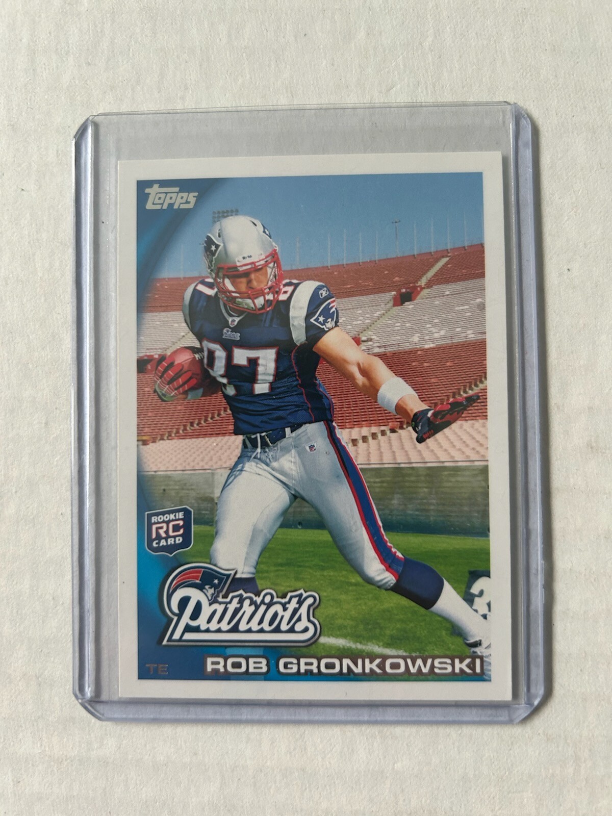 2010 Rob Gronkowski Topps Rookie Card RC #148 New England Patriots | eBay