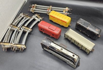 Hafner 1010 O Windup Locomotive Train Set Plus Tracks Vtg Works | eBay