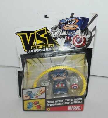 Captain America Vs Rip-Spin Warriors Marvel Mattel Brand New 2016 ...