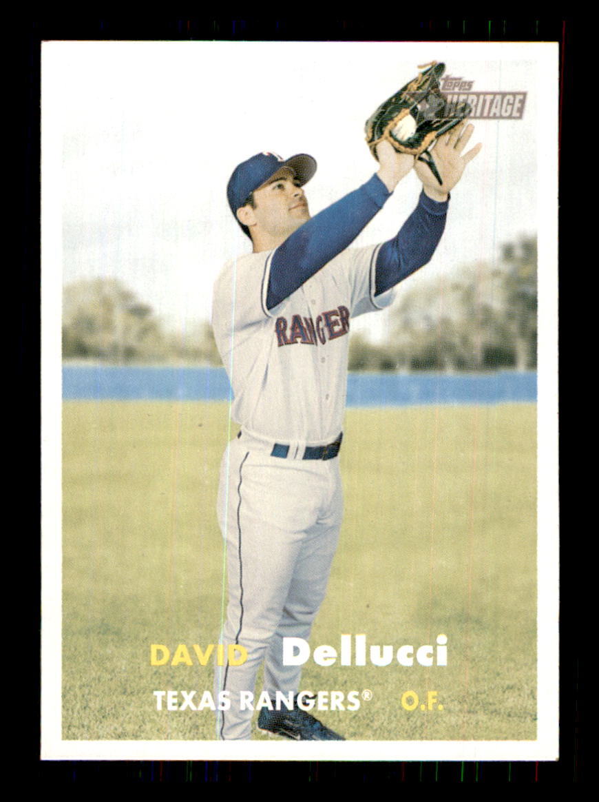 2006 Baseball Topps Heritage David Dellucci Texas Rangers #19 | eBay