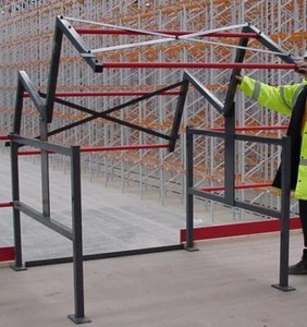 Mezzanine Floor Pallet Gate - Health & Safety - Pivot / Swing / Up and ...