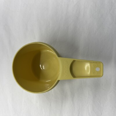Tupperware Measuring 2/3 Cup Replacement Mustard Yellow #763 Kitchen ...