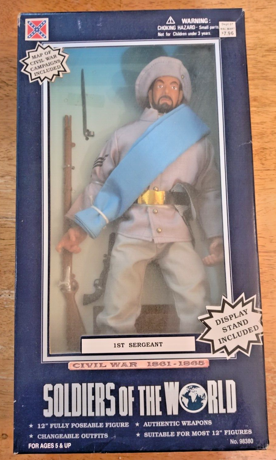 Soldiers Of The World Civil War Confederate 1st Sergeant Figure NIB | eBay