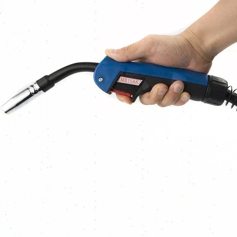 MB-15AK MIG/MAG Welder Torch Gun 5m/16ft Complete CO2 Euro Connector ...