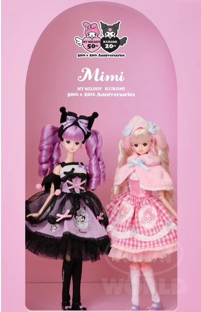 Sanrio Characters x Mimi MY MELODY 50th anniversary Doll Figure ...