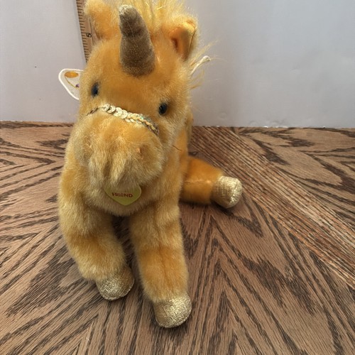 Aurora Butterfly Fairy Horse Gold Unicorn 10" Plush Sharon Lea Larsen ...