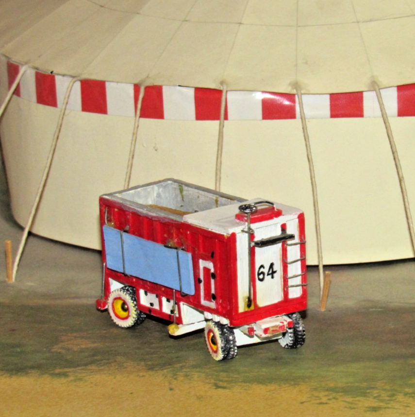 ho scale CIRCUS DINING DEPT. BAGGAGE WAGON Model Train Layouts ...