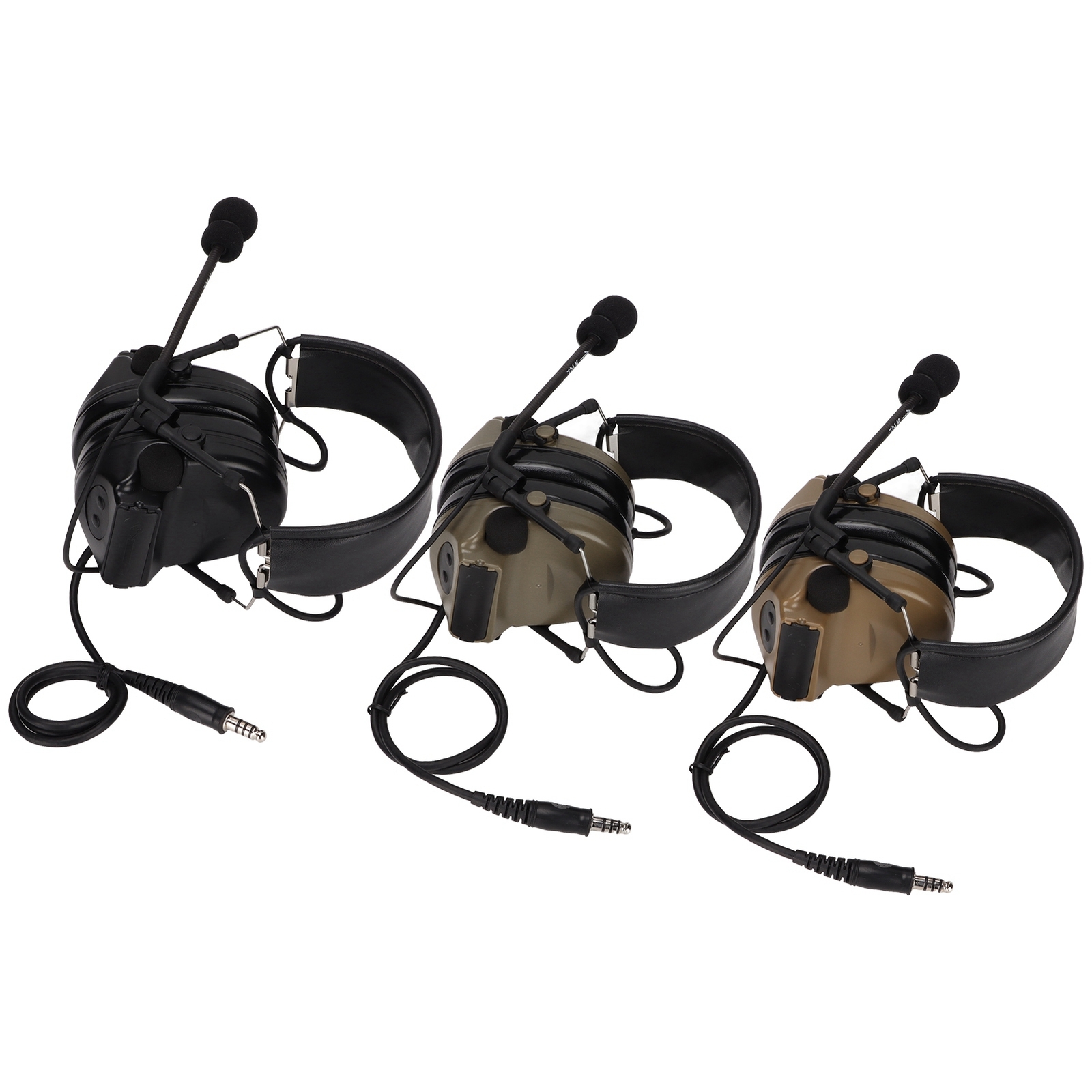 7.1mm Military Headphone Sound Pick Up Headset With U94 PPT For T54 SD3 ...