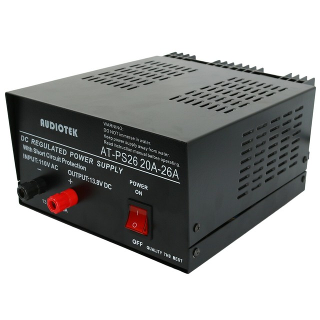 Audiotek -Output 26A Mobile 13.8VDC Power Supply (AT-PS26) for sale online | eBay