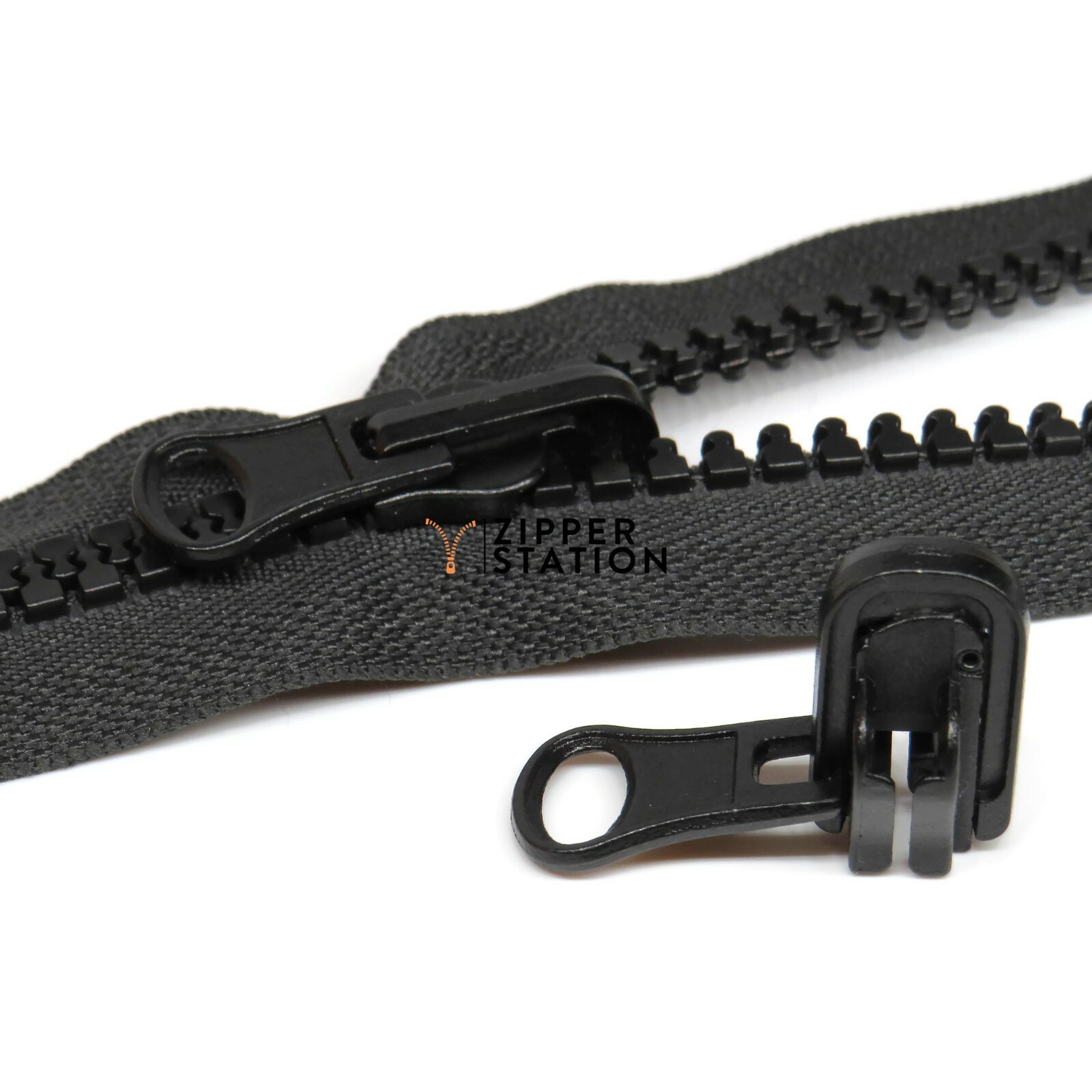 Reversible Open Ended Zip - Chunky Heavy Duty #8 Plastic Zipper | eBay UK