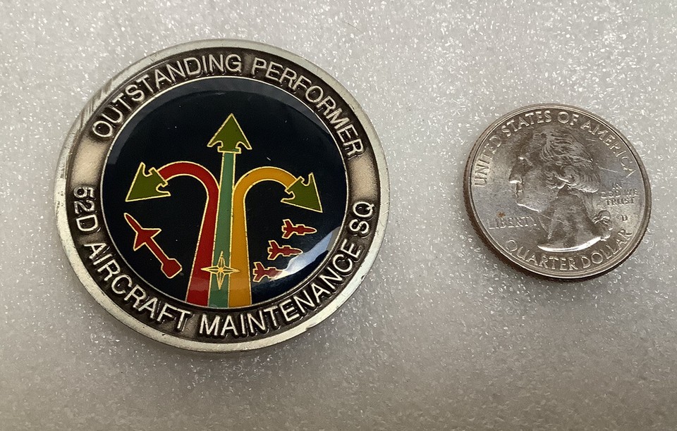 Challenge Coin 52nd Maintenance Group Spangdahlem Germany Outstanding ...