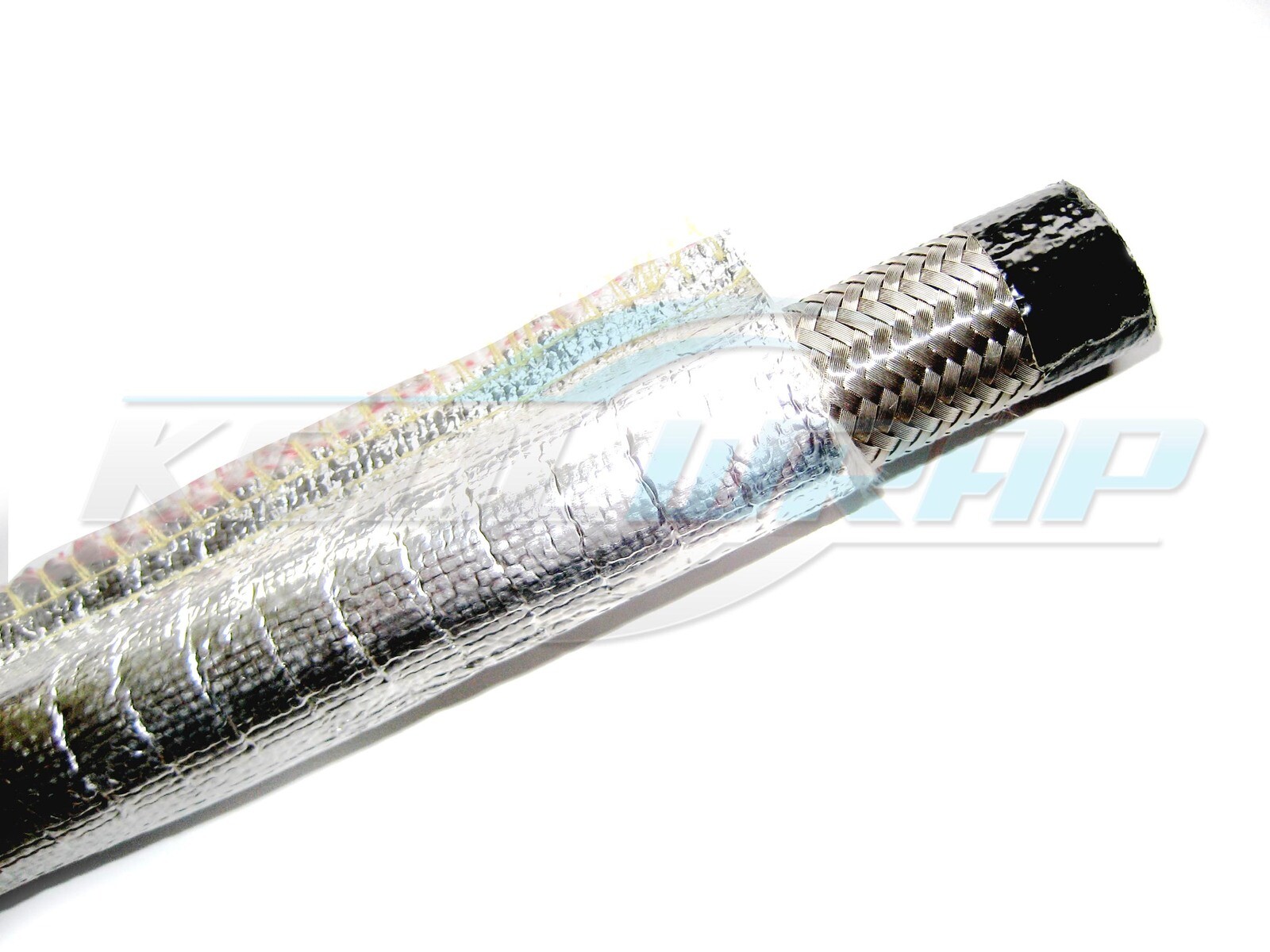 Heat Resistant Sleeve Insulating Hose Wrap Tube Reflective Shield 30mm ...
