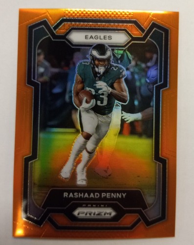 2023 Panini Prizm Rashaad Penny Orange Prizm 192/249 Philadelphia ...