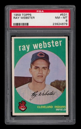 1959 Topps Set-Break #531 Ray Webster PSA 8 NM-MT | eBay