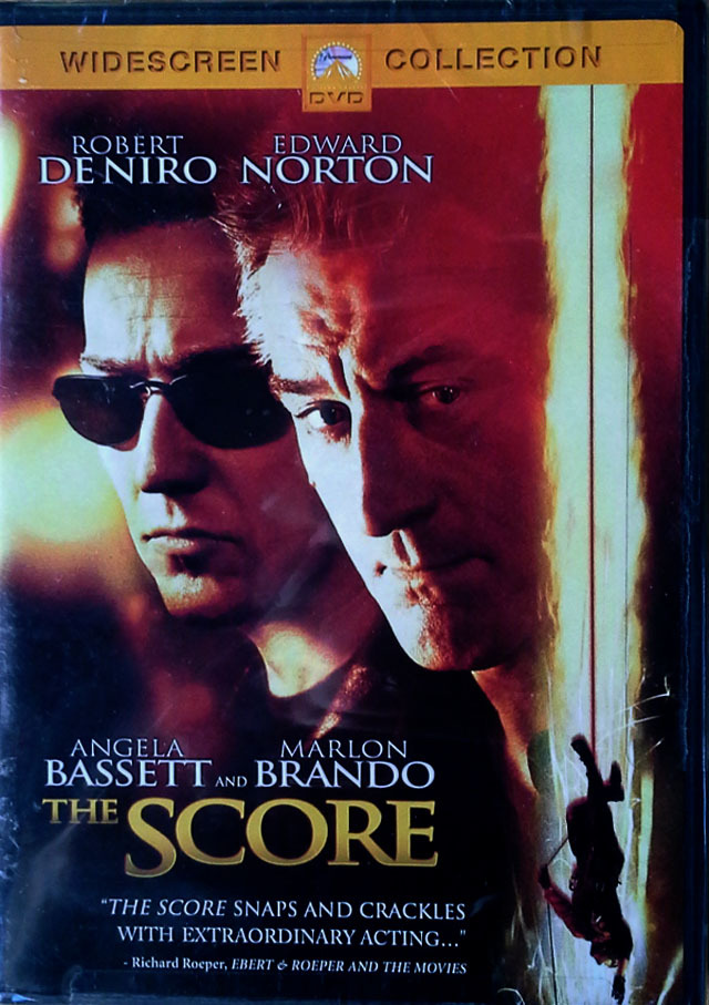 THE SCORE - ROBERT DE NIRO, MARLON BRANDO, EDWARD NORTON - SEALED DVD ...