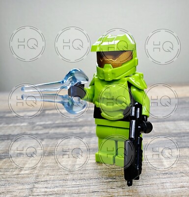 **NEW** LEGO Minifigure With Master Chief Halo Spartan Custom ...