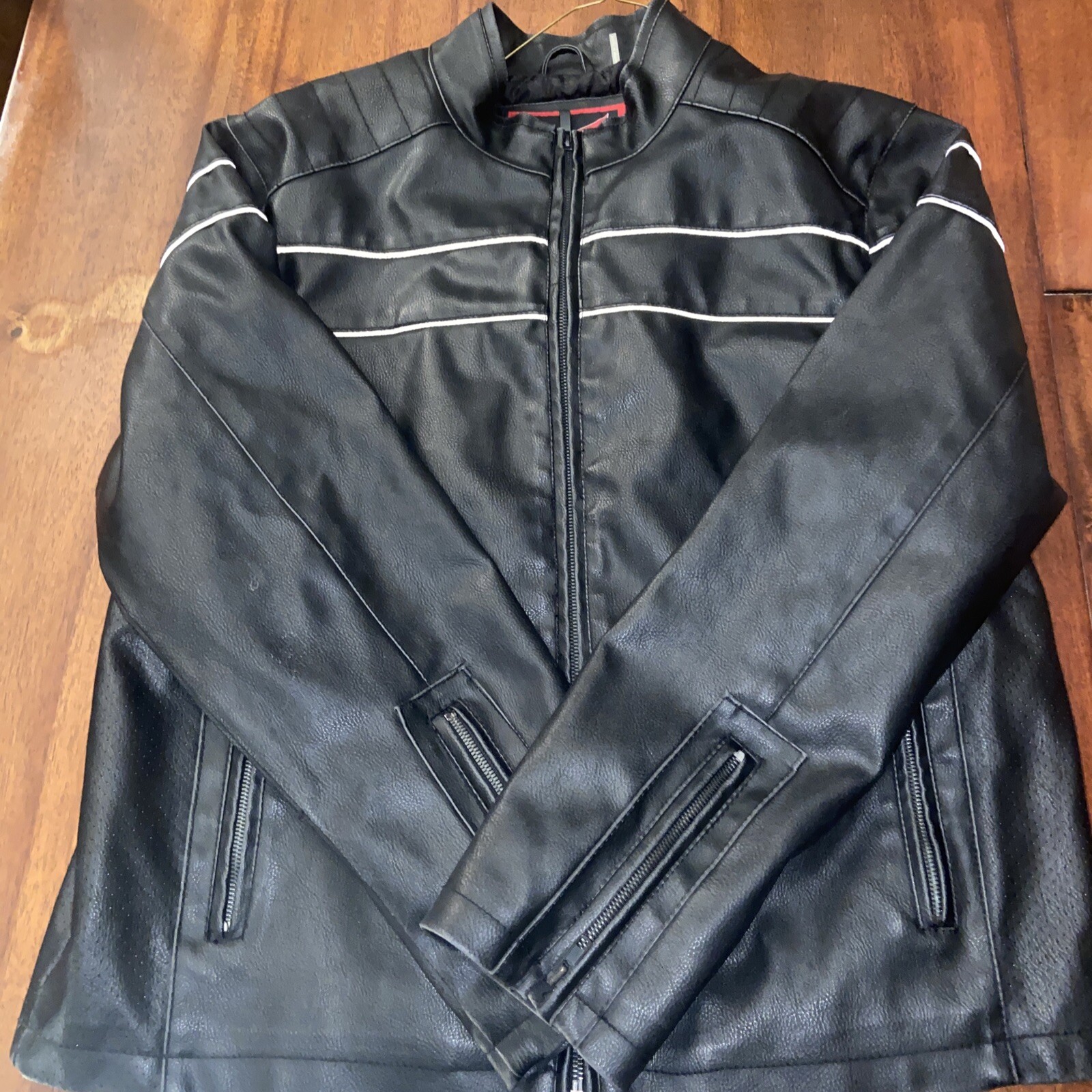 STREET LEGAL Brand Black Racer Cafe Jacket Biker Moto… - Gem