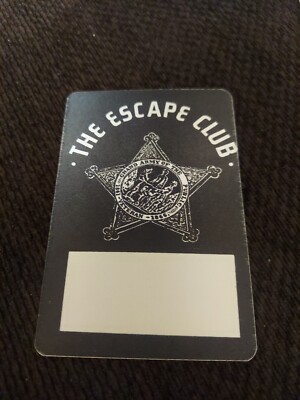 The Escape Club Tour Cloth Pass | eBay