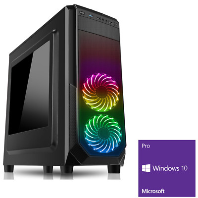 Ultra Fast AMD Gaming Computer Desktop PC Radeon 16GB USB3 Windows 10 ...