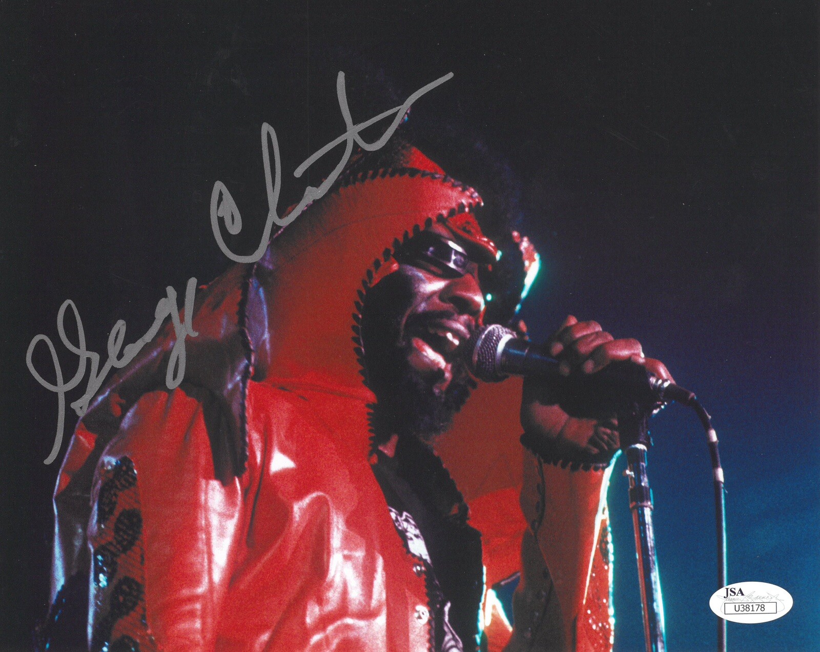 GEORGE CLINTON Signed Autographed 8x10 P Funk Parliament Funkadelic JSA ...