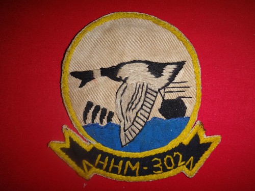 Vietnam Guerre Main Cousu Patch Usmc M Ascenceur Hélicoptère Escadron ...