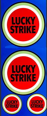 4X COMPATIBLE WITH LUCKY STRIKE STICKERS MOTORCYCLE HONDA MOTO GP | eBay UK