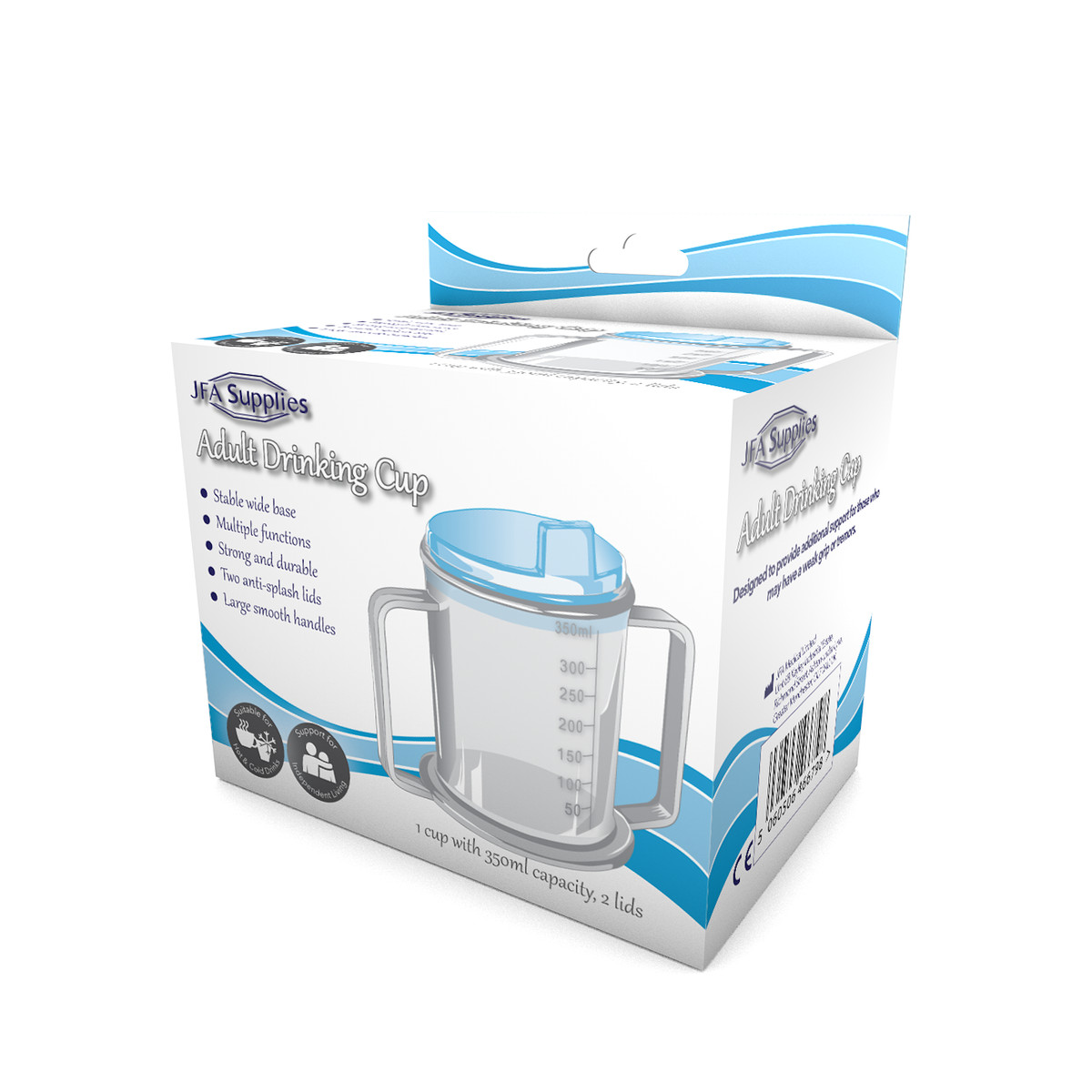 Staubig Lila Mittlere trinkbecher für behinderte 100 Jahre Kante Lohn