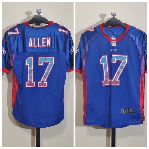 Nike OnField NFL 🏈 Buffalo Bills #17 Allen Stitched Sewn Jersey ...