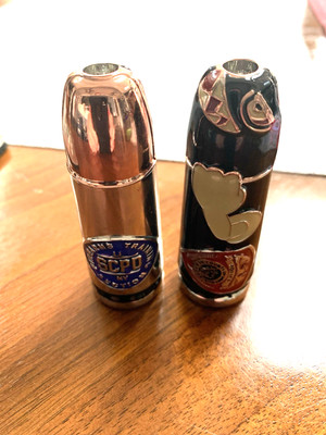 SUFFOLK COUNTY POLICE SCPD BULLET RANGE FIREARMS PAPERWT CHALLENGE COIN ...