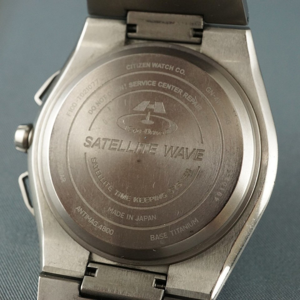 Citizen Eco-Drive Satellite Wave Solar Watch Used, F100 Model From ...