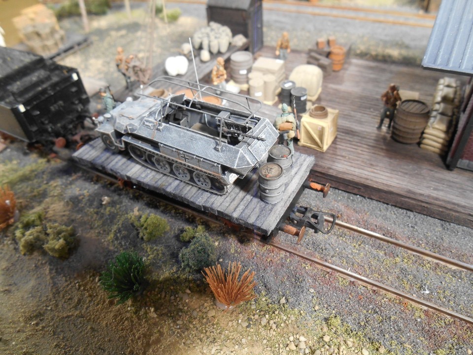 HO Roco Minitank 7th Panzer Army Half-Track Car A2181 Custom Hand ...