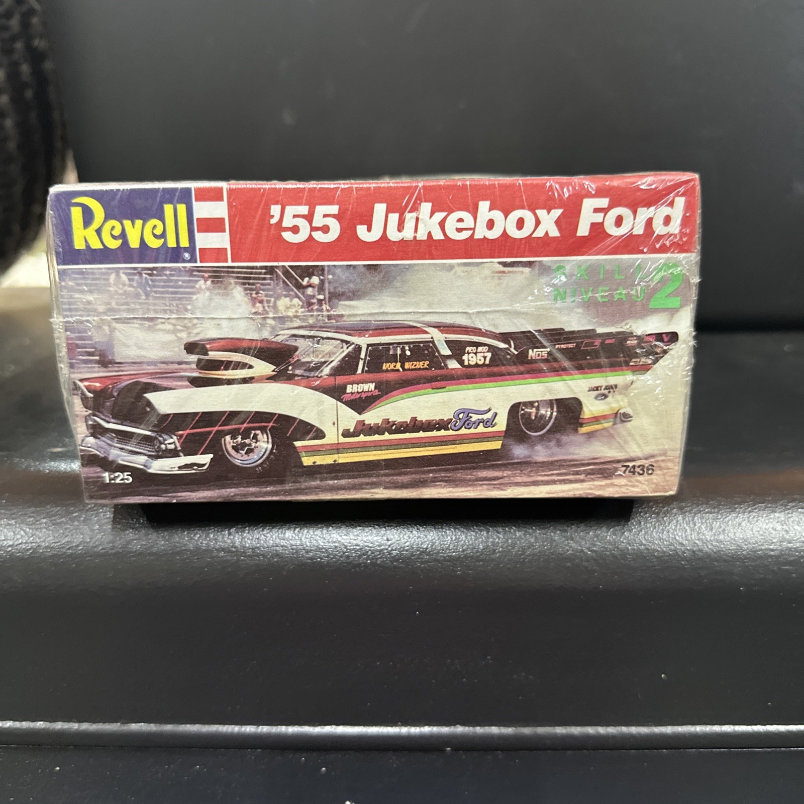 Revell 1955 Jukebox Ford Crown Vic Dragster 1/25 #7436 Model Kit as Is ...