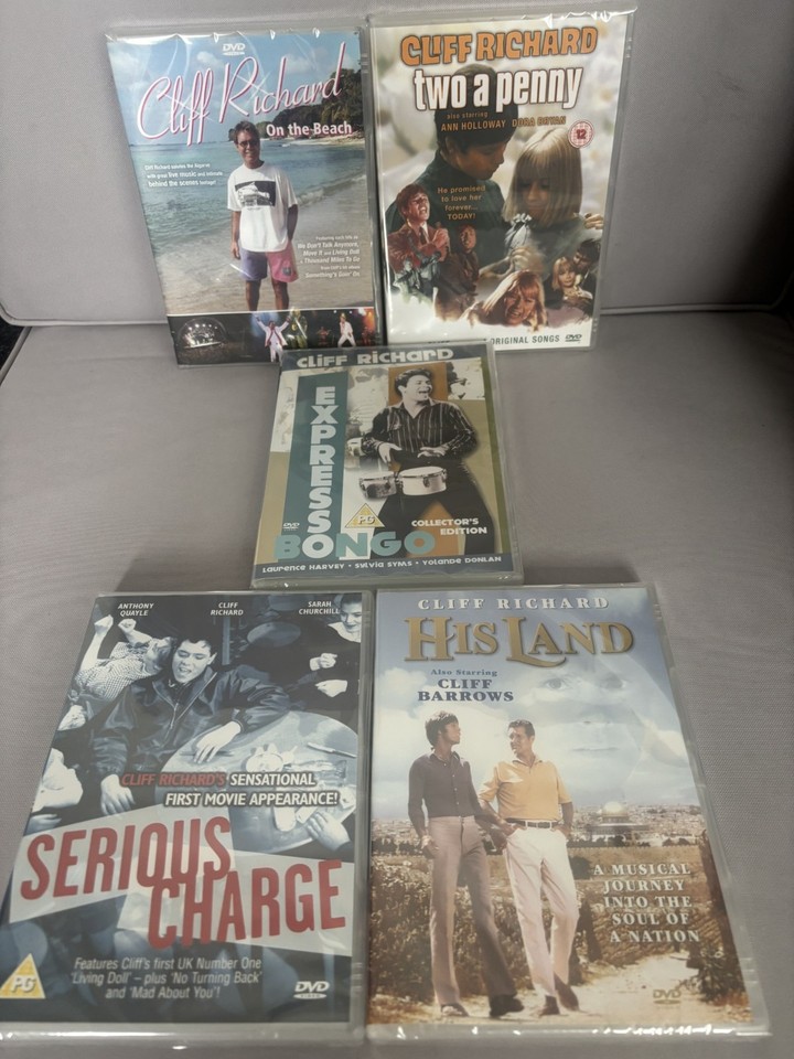 The Cliff Richard Collection DVD Brand New & Factory Sealed UK Genuine ...