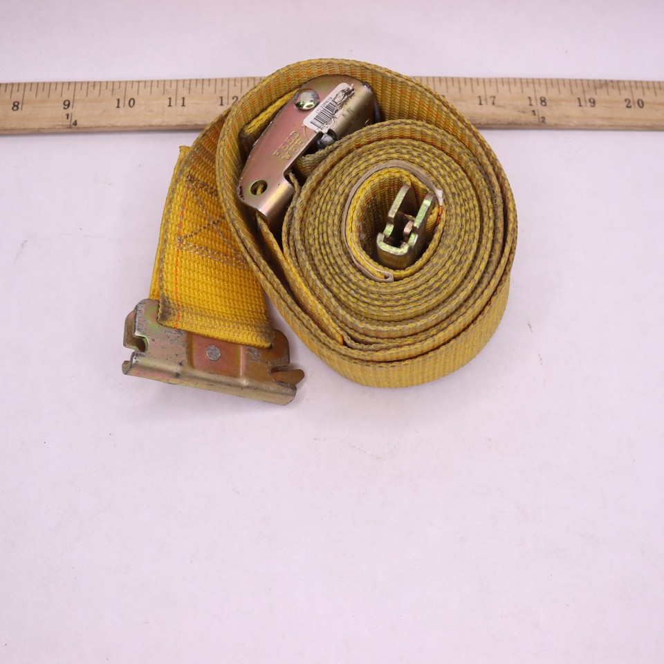 Cargo Tie Down Strap Steel 835 lb WLL 12' 22P619 | eBay