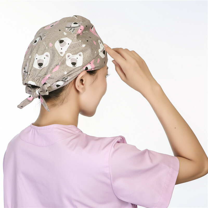 Clinic Medical Hat Doctor Surgical Print Women and Man Working Cap ...