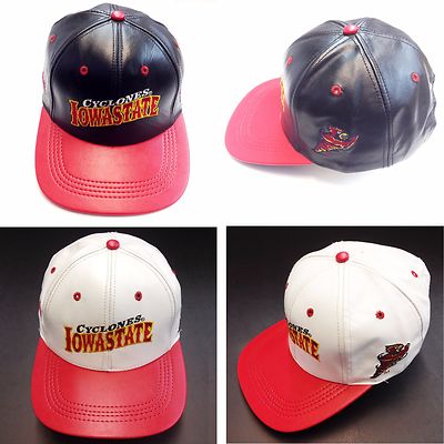 CYCLONE IOWA STATE LOGO COLLEGE TEAM BASEBALL LEATHER CAP, | eBay