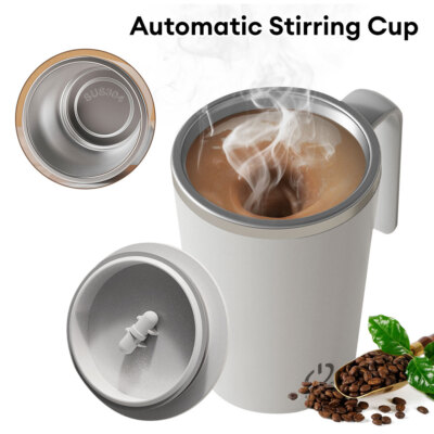 Mug Auto Self Stirring Magnetic Stainless Steel Coffee Milk Tea Cup ...