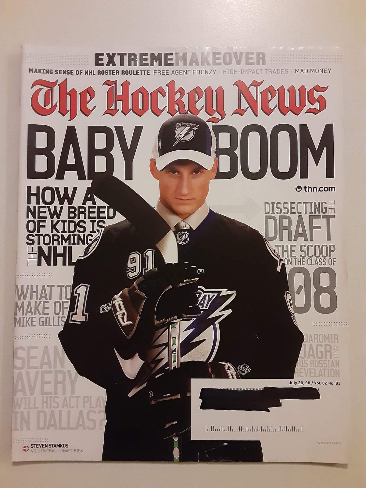 The Hockey News Magazine July 2008 STEVEN STAMKOS Baby Boom Dissecting ...