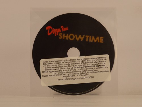 DIZZEE RASCAL SHOWTIME (95) Promo CD Album XL RECORDINGS | eBay