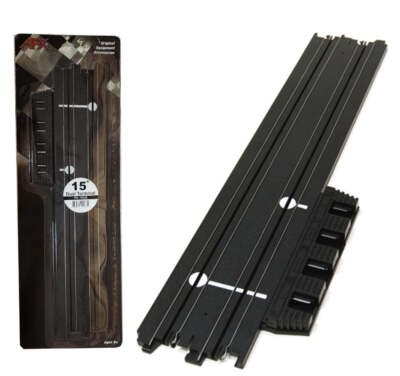 AFX 70636 Dual Power Terminal Track Pack 15" Straight Track HO Slot Car ...