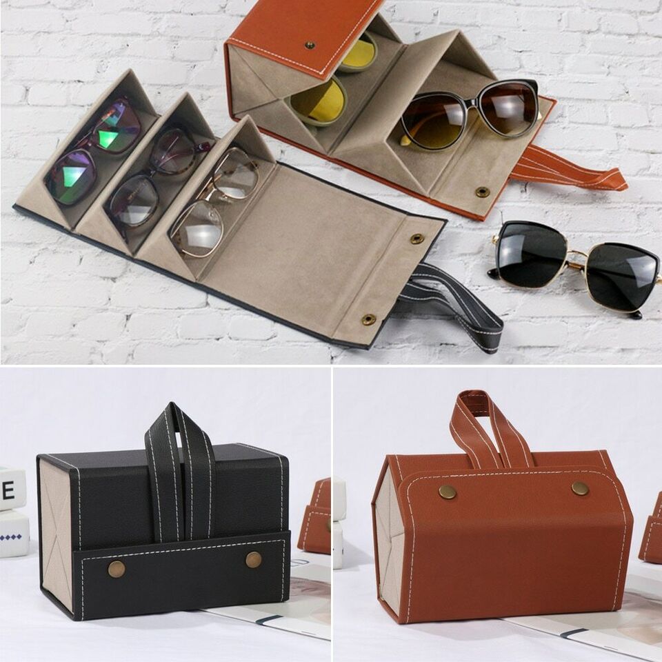 Portable Glasses Organizer Multi-slot Eyeglasses Storage Display ...