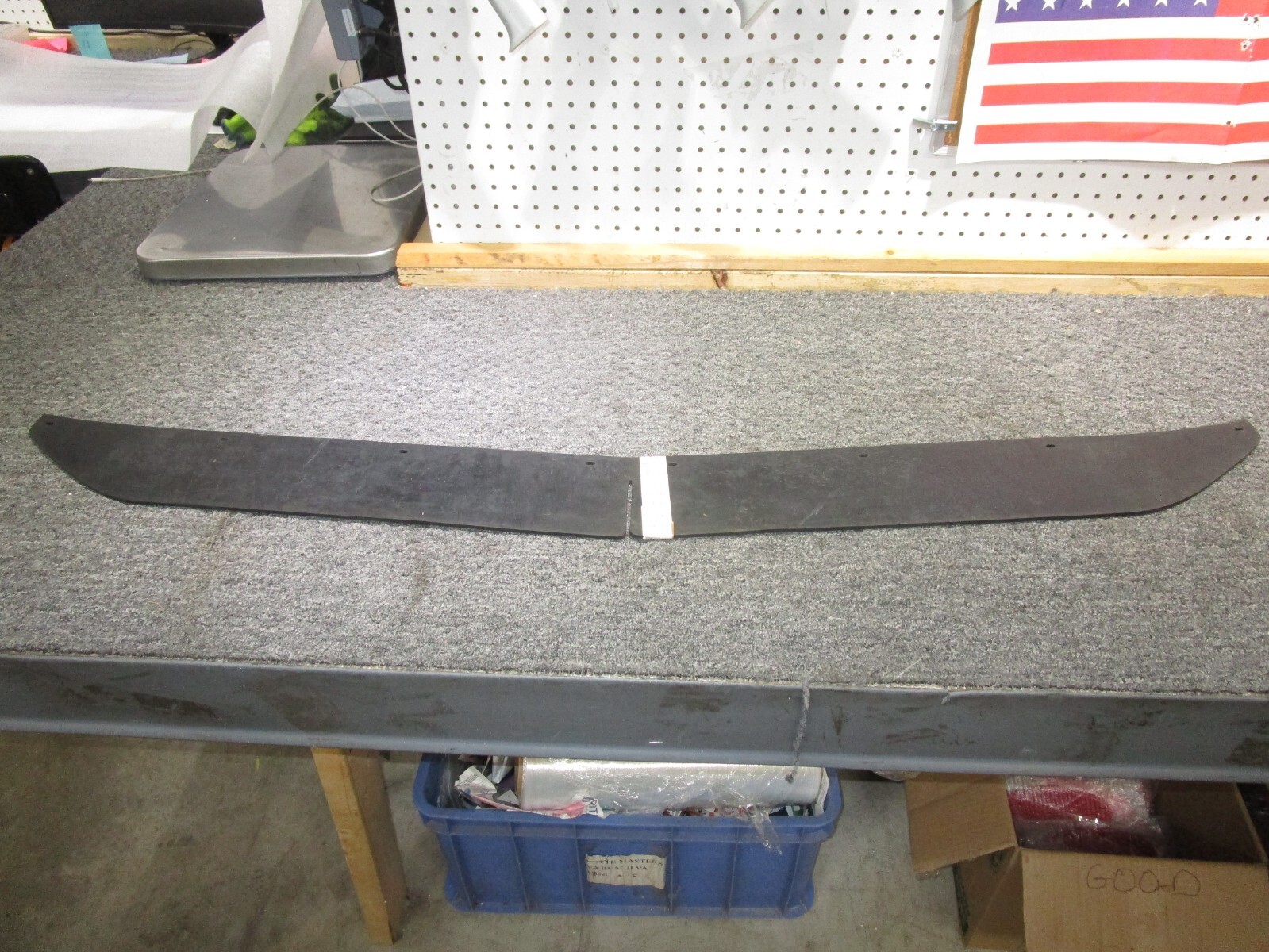 73/74 corvette black rubber lower air dam spoiler 454 with C60 air LS5 ...