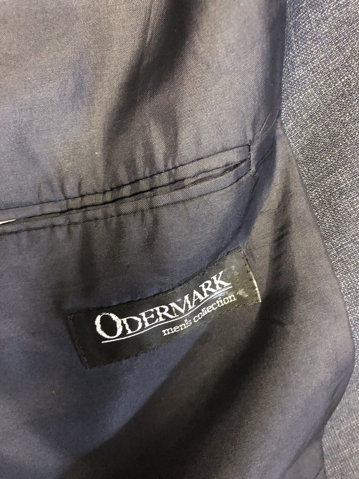 Odermark Dark Grey Double Breasted Suit 46 Inch Chest With 2 Pairs Of ...