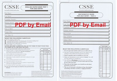(2) [NEW] CSSE 11+ Past Exam Question Paper 2023 English Maths Main PDF ...