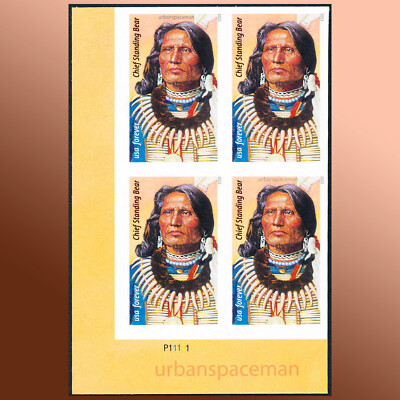 5798a Chief Standing Bear Native American Personhood Case Imperf PB4 LL ...