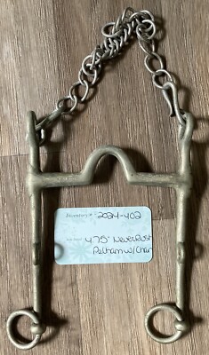 4.75” Never Rust Ported Engish Pelham Bit W/ Curb Chain | eBay