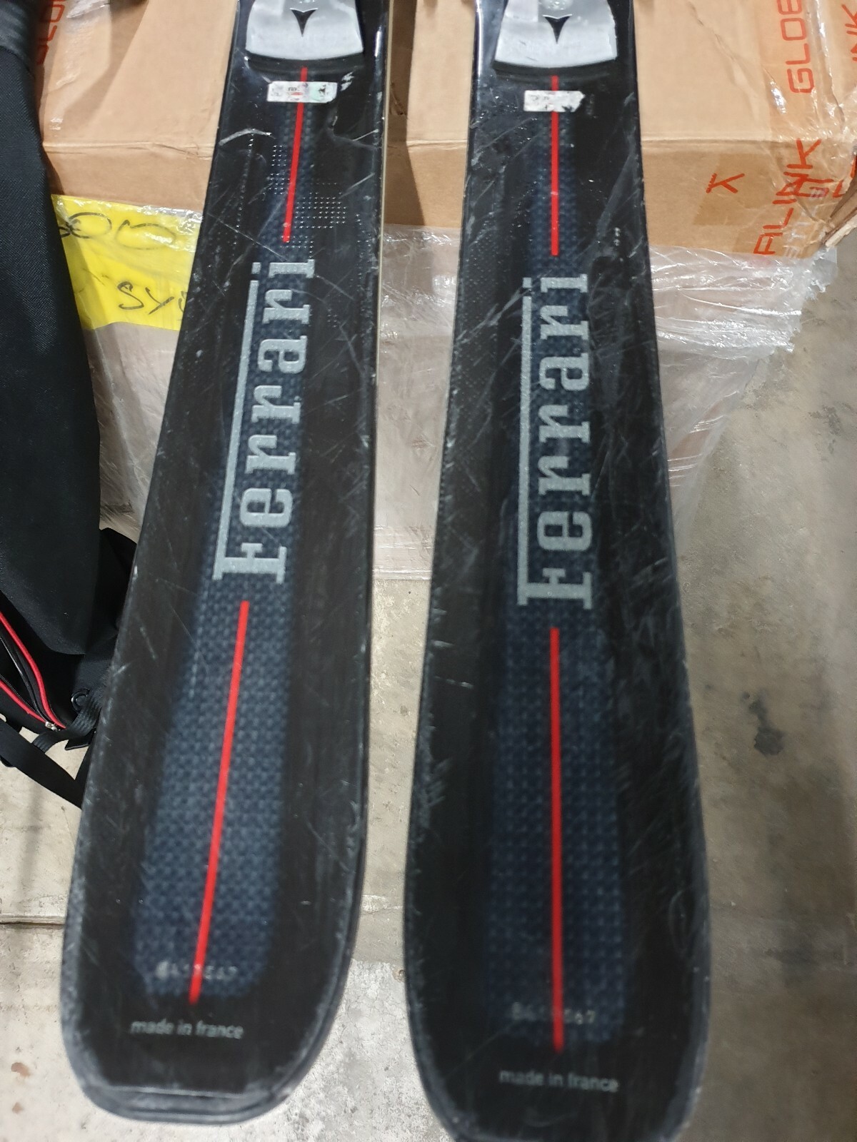Ferrari Skis 172 cm Bindings, Stocks, Bag! | eBay