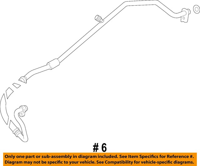 MITSUBISHI OEM 14-15 Mirage Air Conditioner-suction Hose 7815A889 for ...