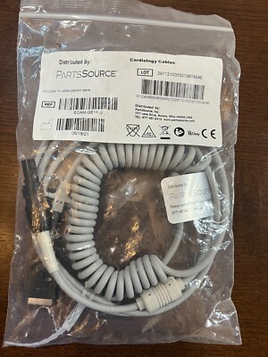 PARTSOURCE GE CAM 14 COILED PATIENT CABLE NEW | eBay
