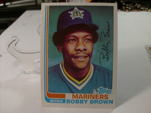 1982 Topps Traded #12T - Bobby Brown - Seattle Mariners 82-1936 | eBay